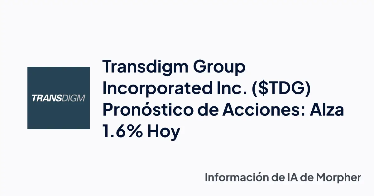 Transdigm Group Incorporated Inc. ($TDG) Stock Forecast