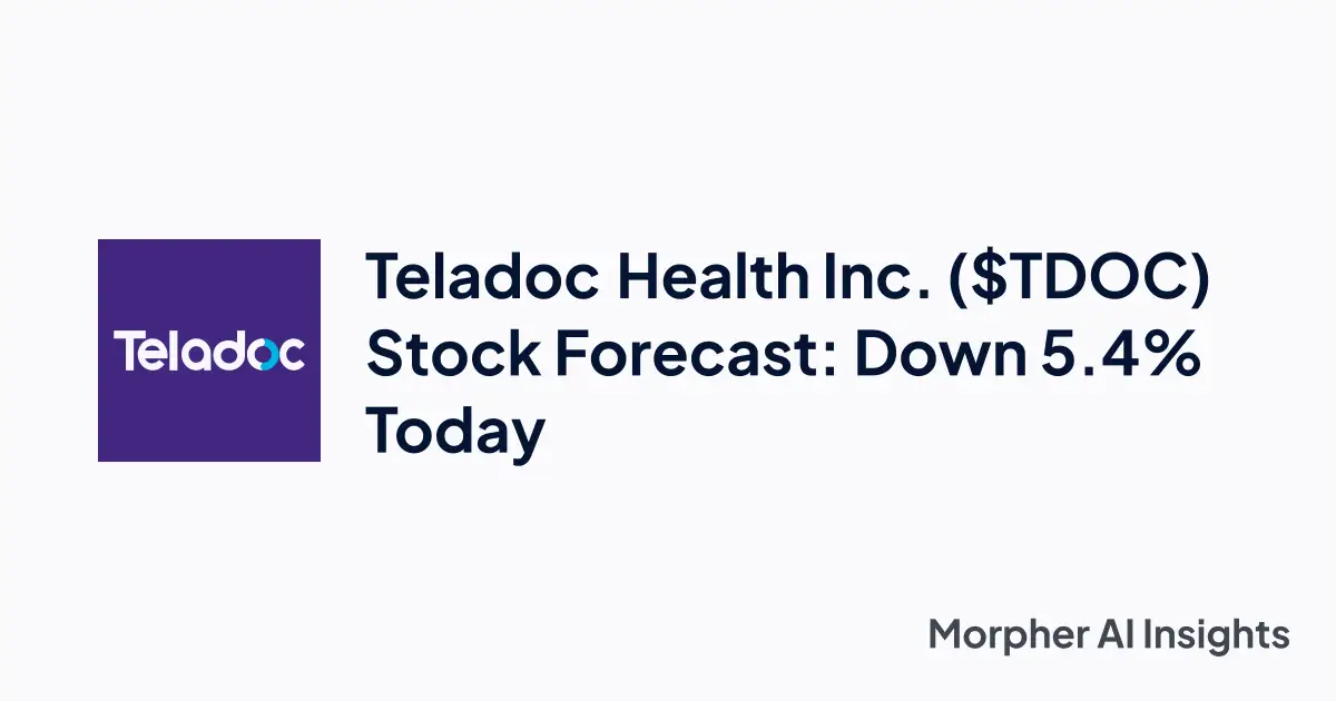 Teladoc Health Inc. ($TDOC) Stock Forecast