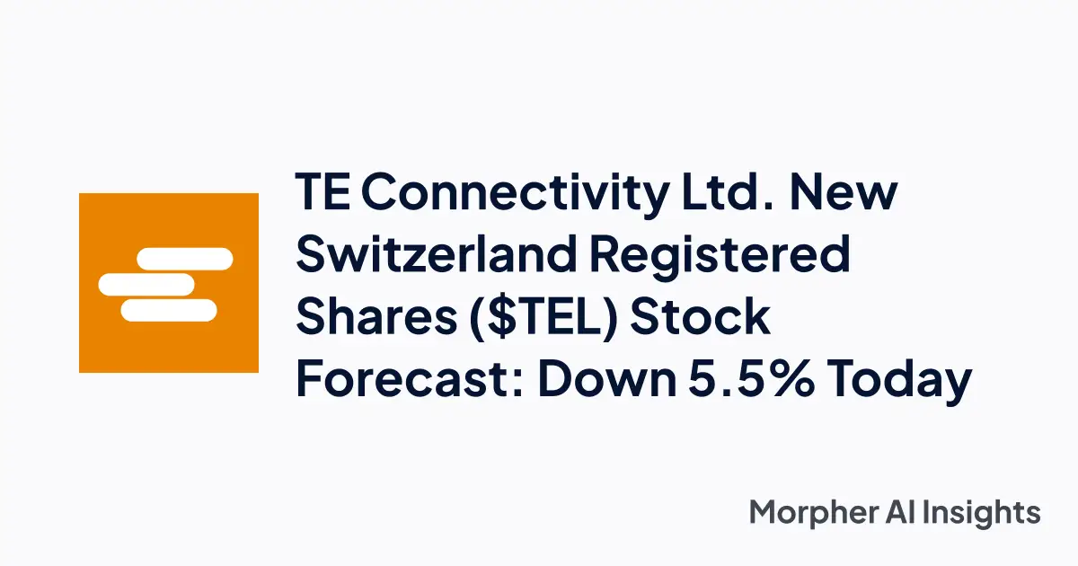 TE Connectivity Ltd. New Switzerland Registered Shares ($TEL) Stock ...