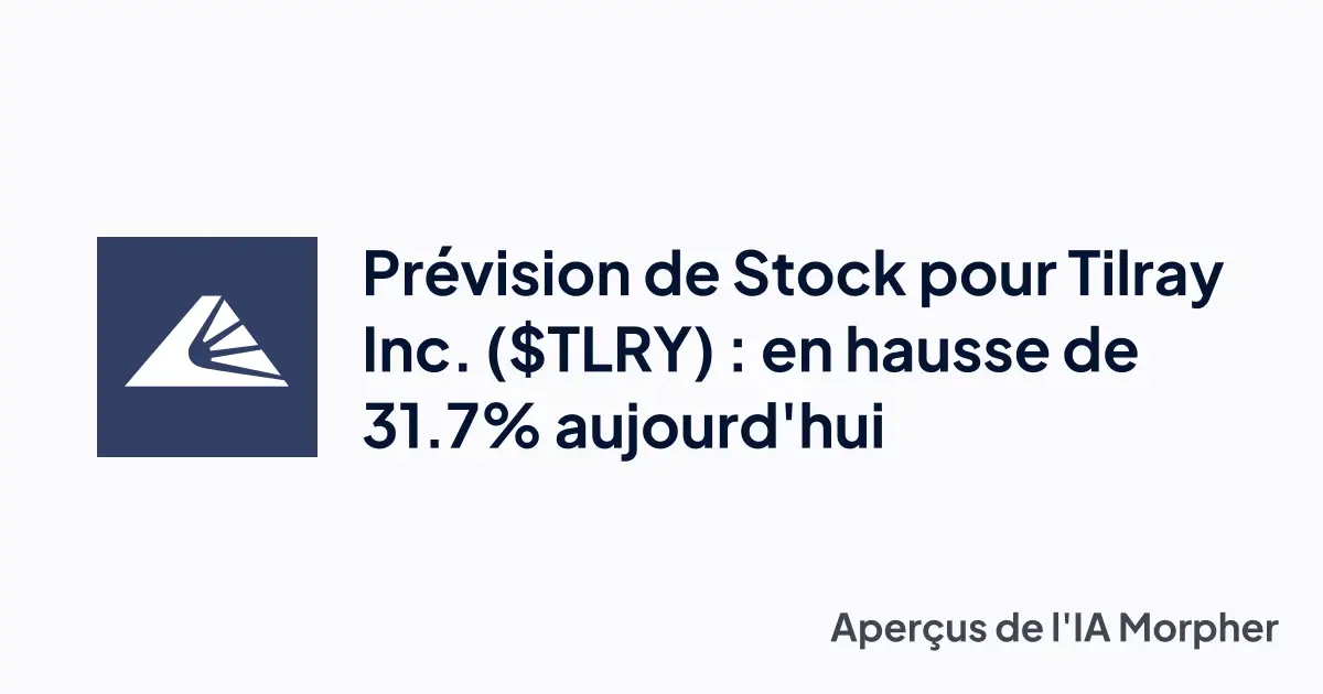 Tilray Inc. ($TLRY) Stock Forecast