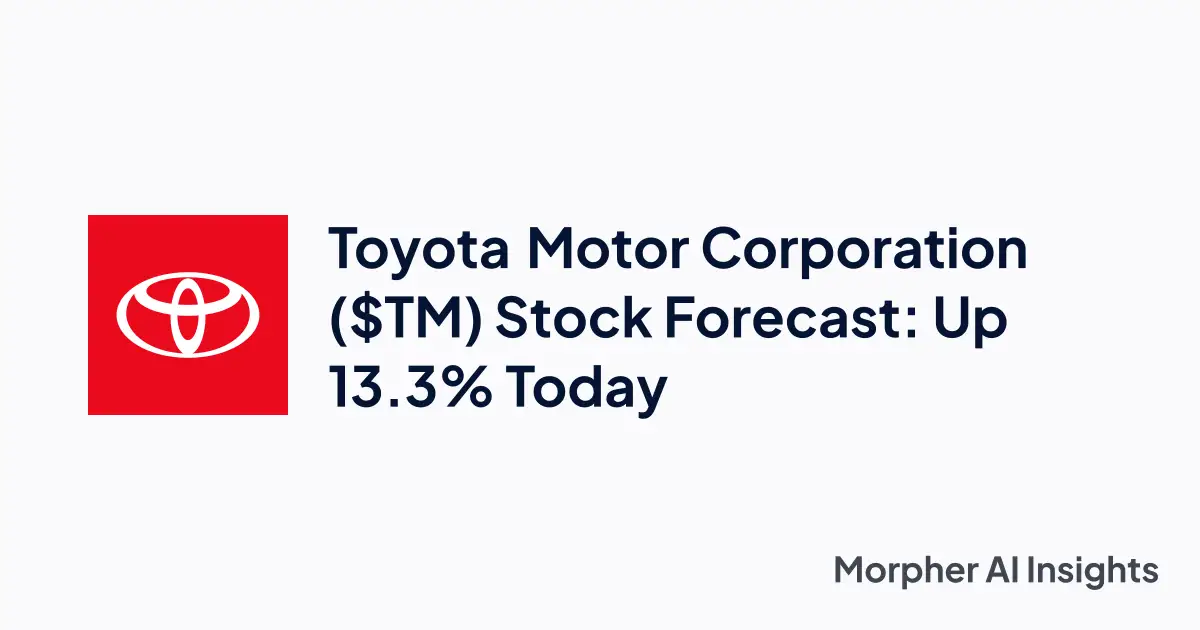 Toyota Motor Corporation ($TM) Stock Forecast
