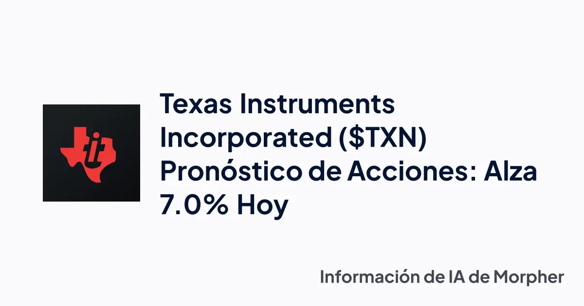 Texas Instruments Incorporated ($TXN) Stock Forecast