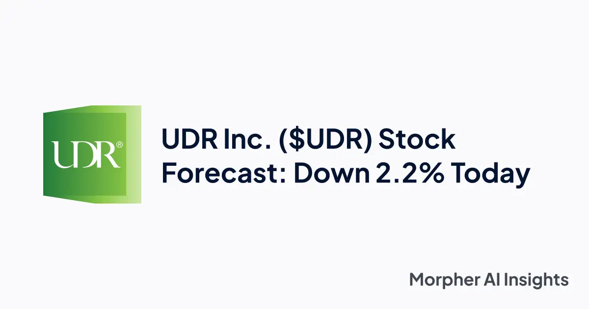 UDR Inc. ($UDR) Stock Forecast