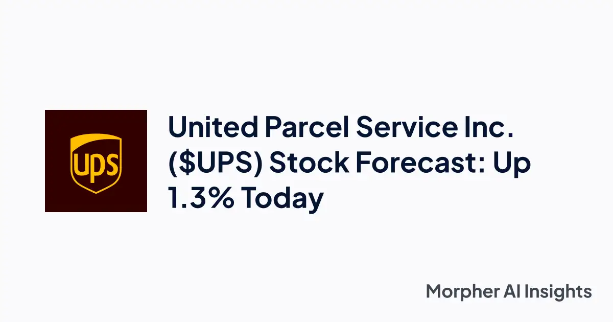 United Parcel Service Inc. ($UPS) Stock Forecast