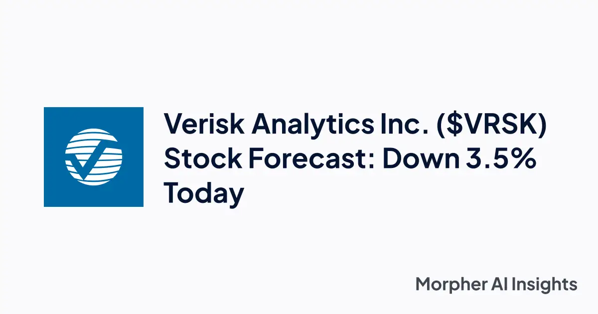 Verisk Analytics Inc. ($VRSK) Stock Forecast