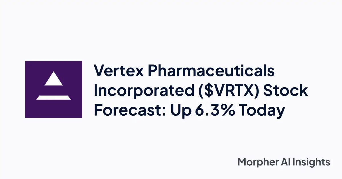 Vertex Pharmaceuticals Incorporated ($VRTX) Stock Forecast