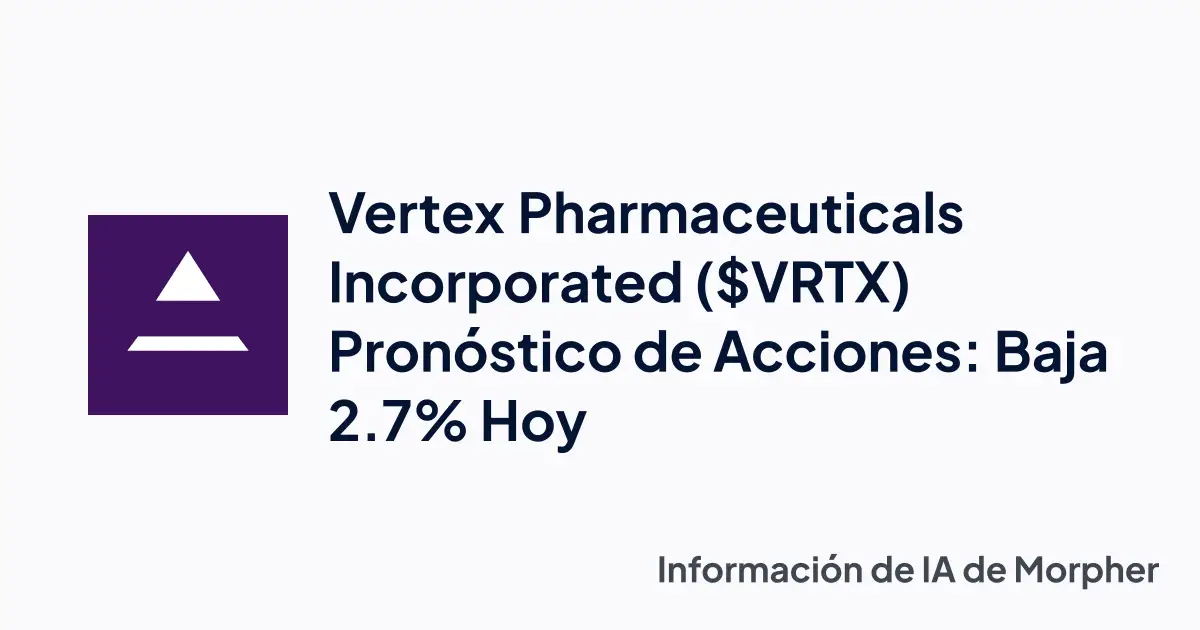 Vertex Pharmaceuticals Incorporated ($VRTX) Stock Forecast