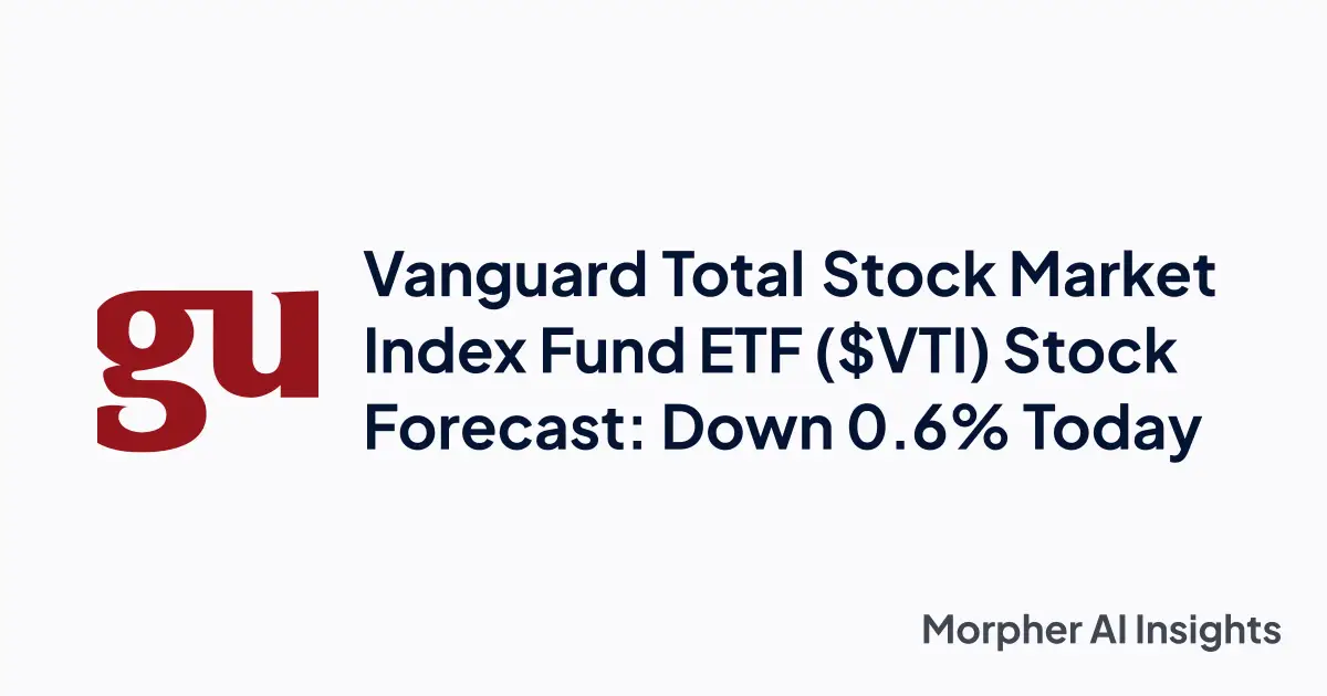 Vanguard Total Stock Market Index Fund ETF ($VTI) Stock Forecast