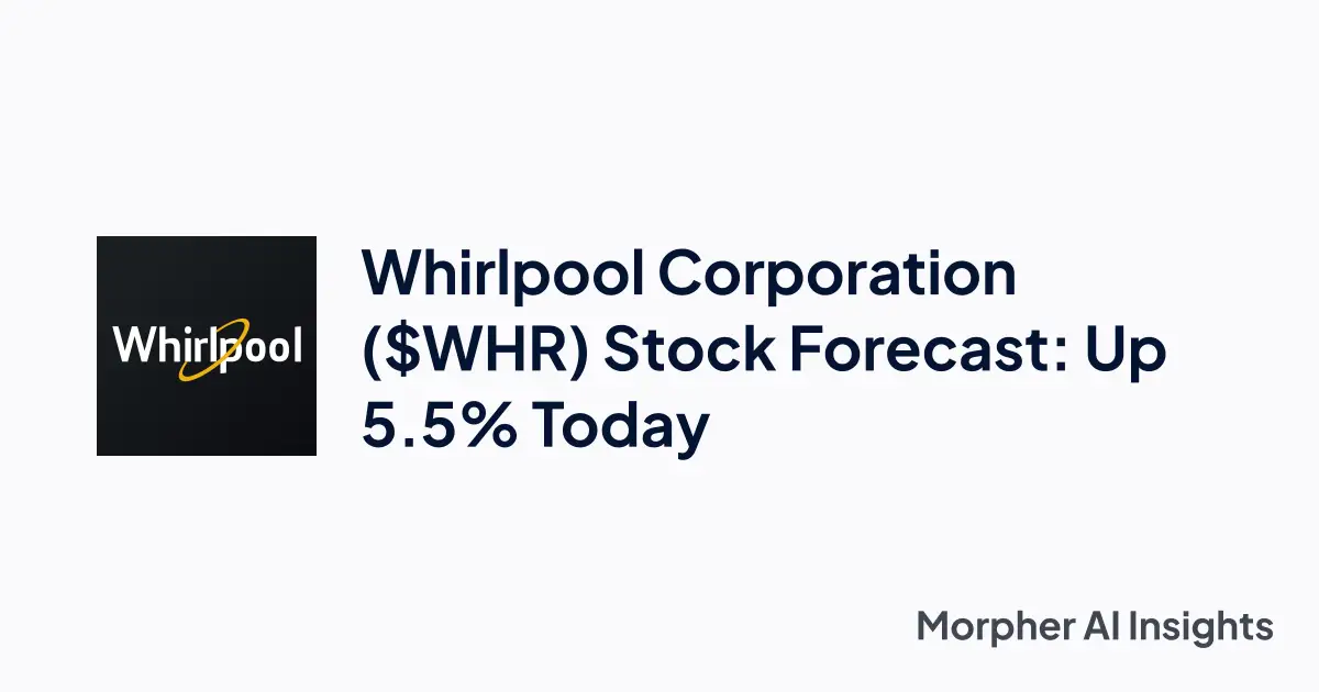 Whirlpool Corporation ($WHR) Stock Forecast