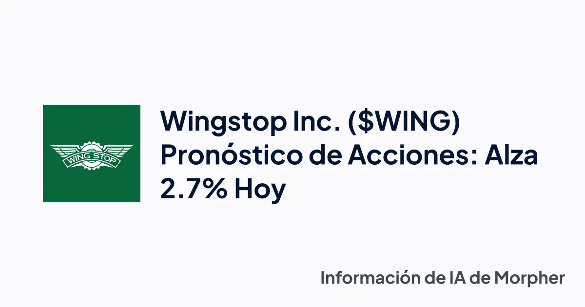 Wingstop Inc. ($WING) Stock Forecast