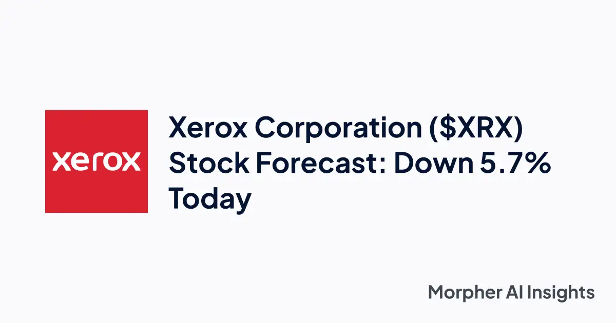 Xerox Corporation ($XRX) Stock Forecast