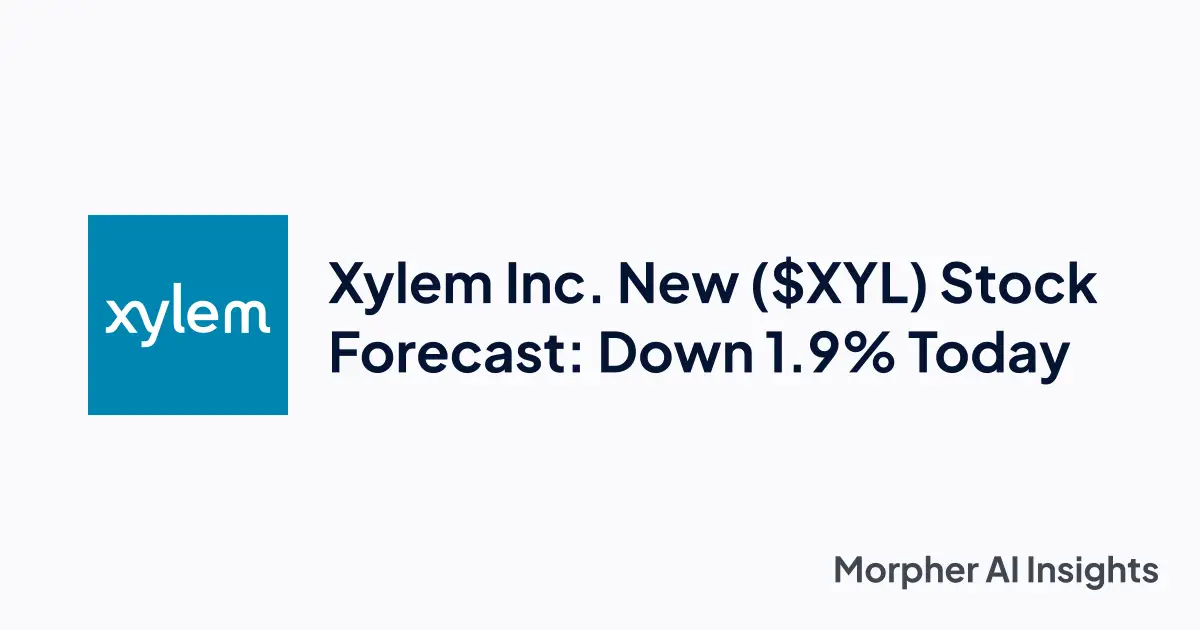 Xylem Inc. New ($XYL) Stock Forecast