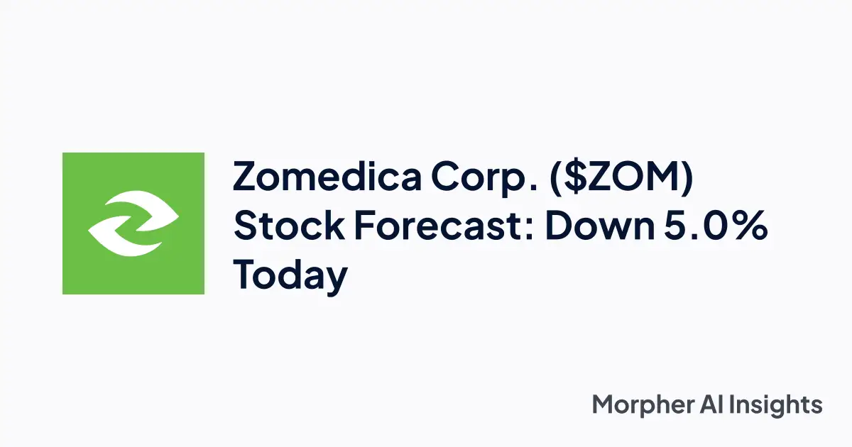 Zomedica Corp. ($ZOM) Stock Forecast
